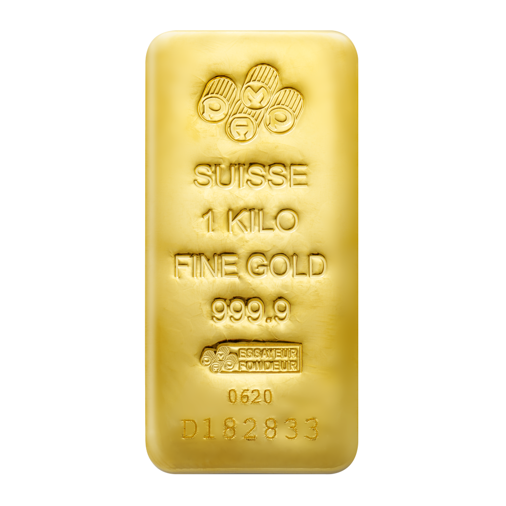 Large Gold Cast Bar - 400 oz | PAMP