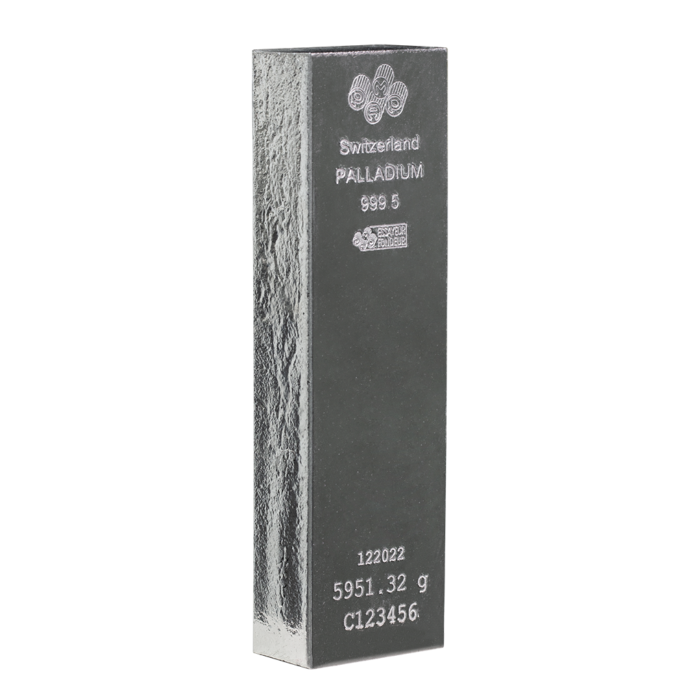 Palladium Cast Bar - 3 kg to 6 kg | PAMP