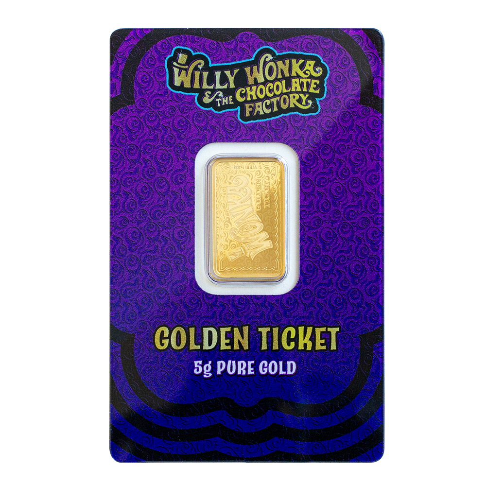 Wonka Bar Golden Ticket Real