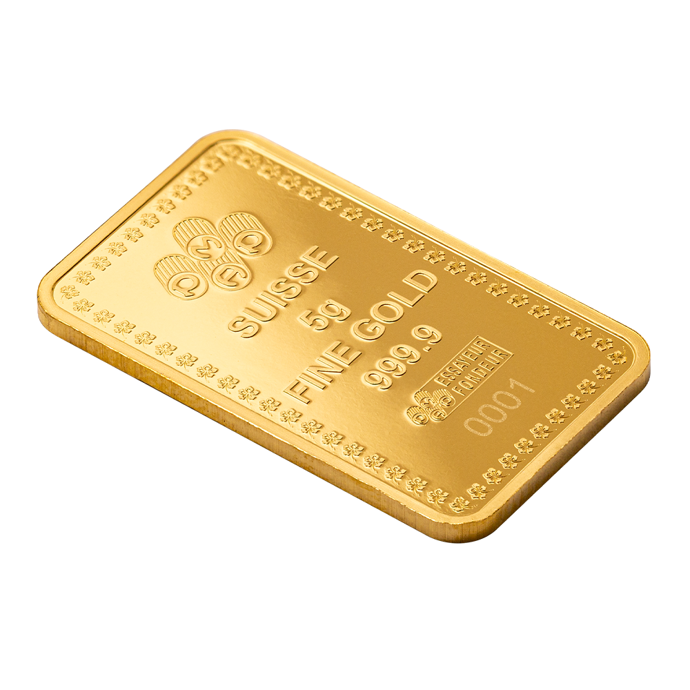 2024 Diwali - Lakshmi & Peacocks 5g Pure Gold Bar | PAMP