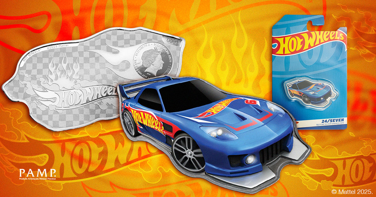 Hot Wheels™ 24/Seven™ - 1oz Pure Silver Coin | PAMP