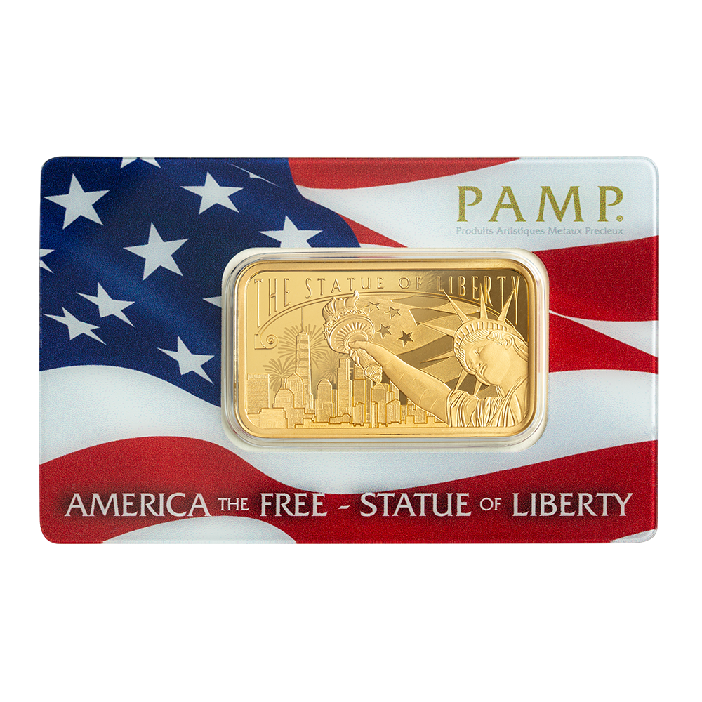 Lady of Liberty Silver Minted Bar - 10z | PAMP