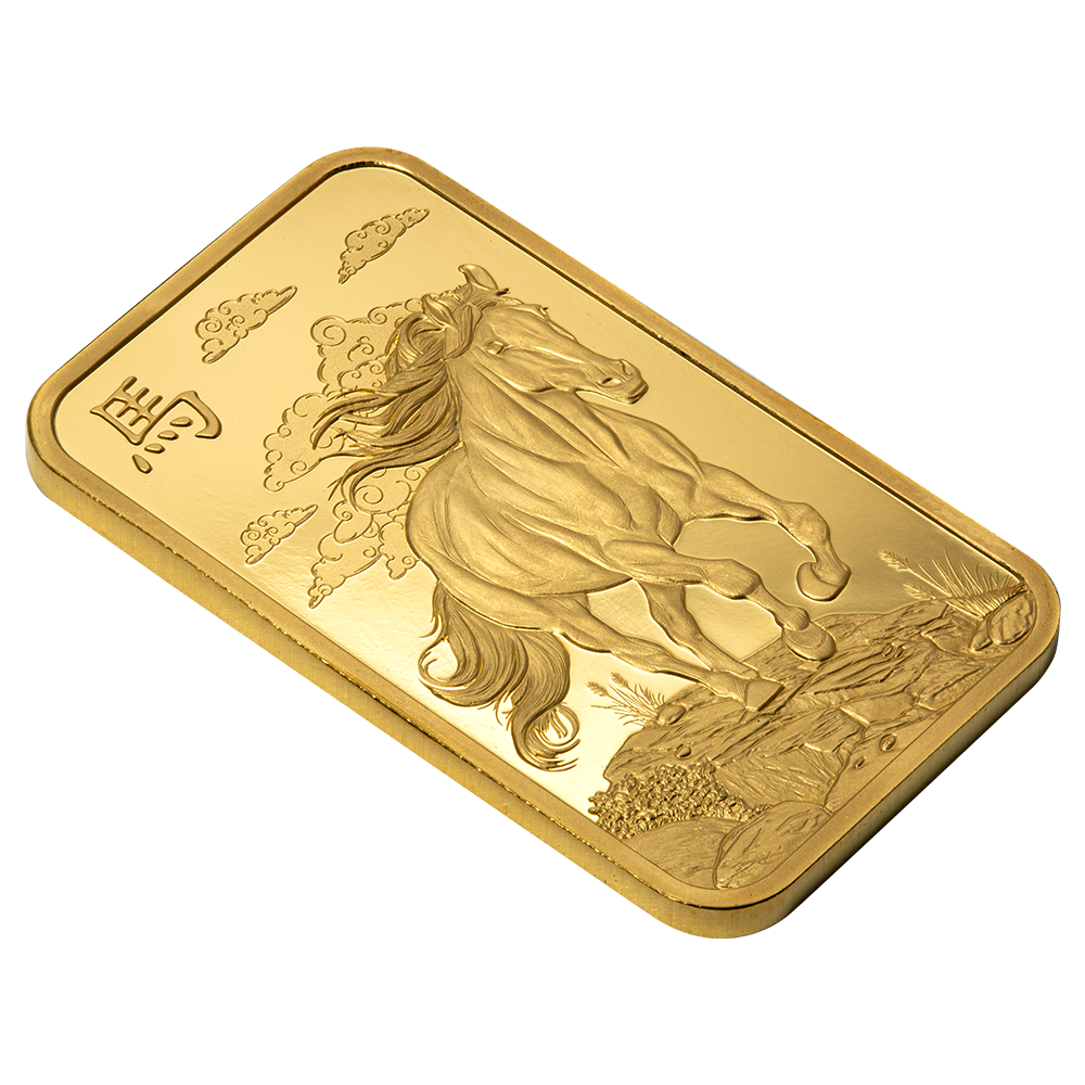 Lunar Legends 2026 Year of the Horse 1oz Gold Bar | PAMP